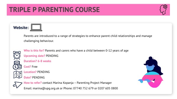 Triple P Parenting Course