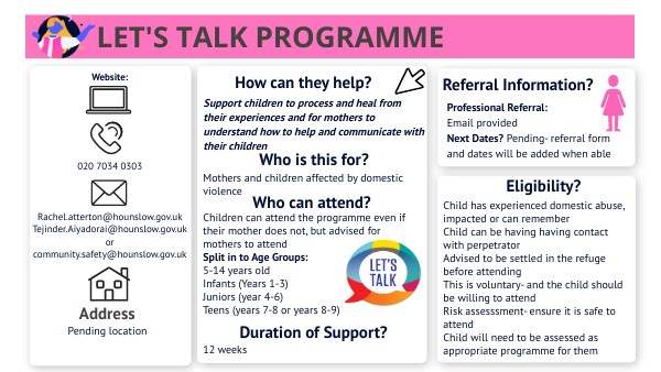 Hounslow parenting classes | Genially