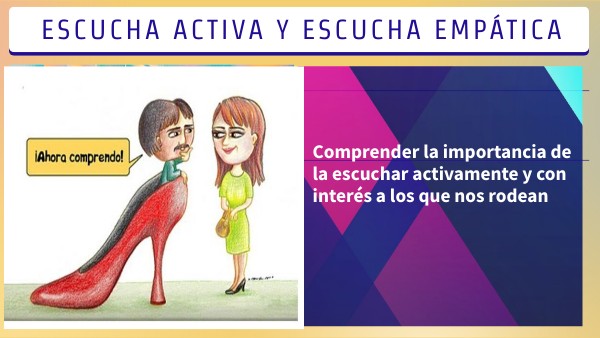 Escucha activa y escucha empática | Genially