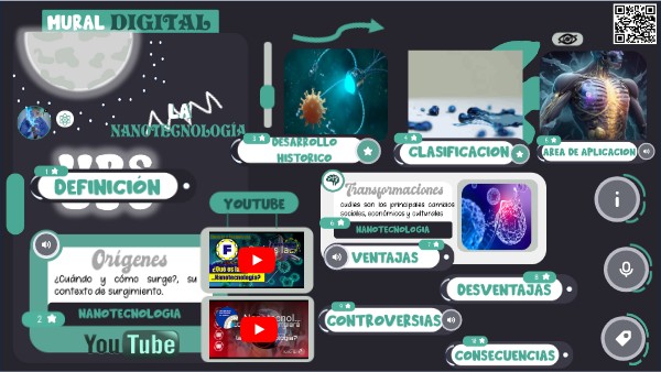 MURAL DIGITAL SOBRE LA NANOTECNOLOGÍA | Genially