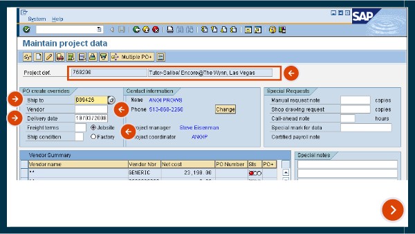 po generation screen