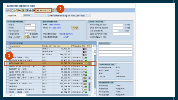 create PO indiv line items | Genially