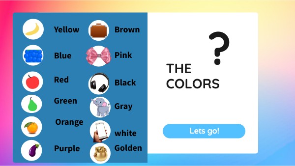 PLAY THE MEMORY COLORS