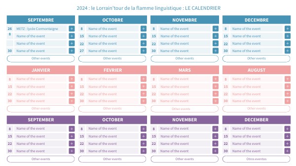 CALENDRIER | Genially