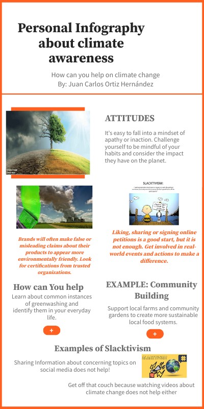 Inforagphics of greenwashing and slacktivism | Genially