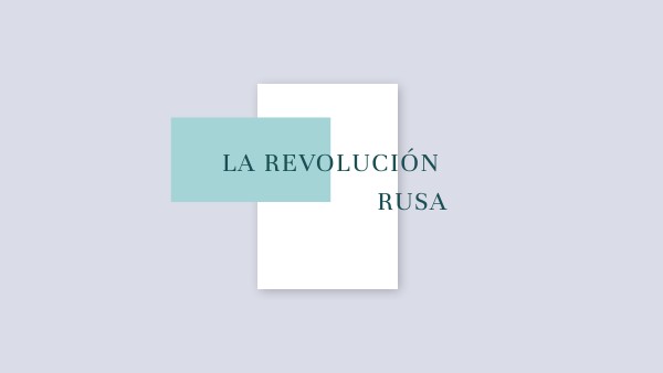 Revolución Rusa