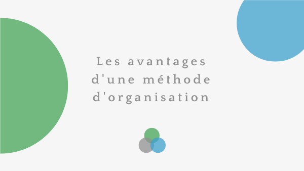 les avantages d'une méthode d'organisation | Genially