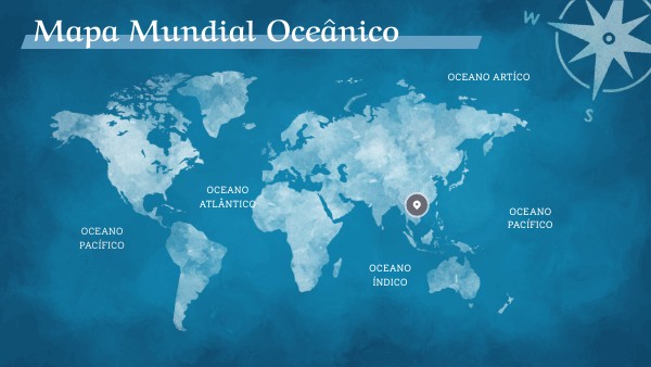 OCEANIC WORLD MAP