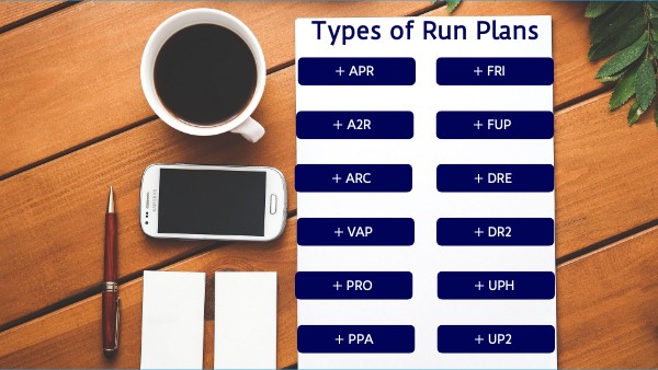 Types of Run plans