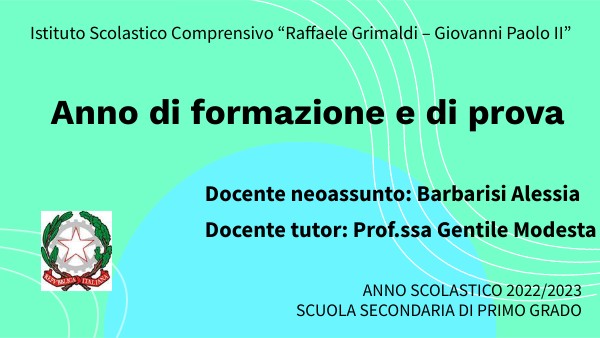 ANNO DI PROVA | Genially