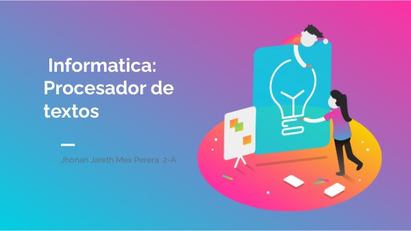 Procesador de textos- JJMP2A | Genially