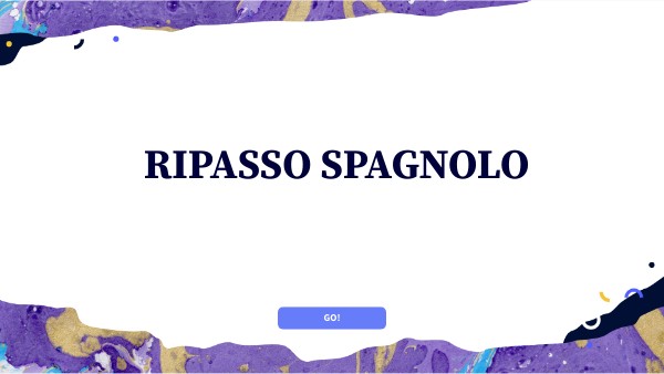 RIPASSO SPAGNOLO | Genially