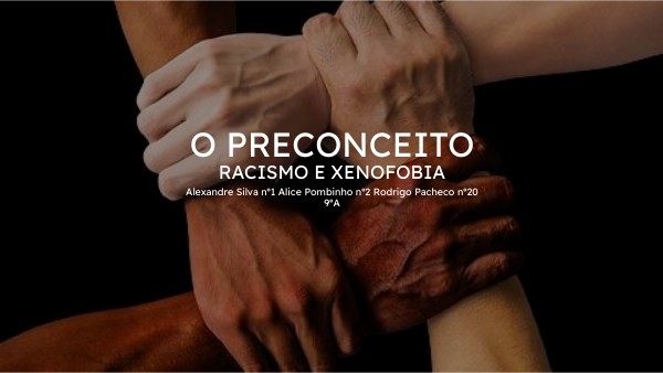 O preconceito (racismo e xenofobia)