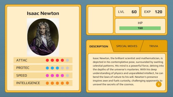 Isaac Pokemon CHARACTER SHEET | Genially