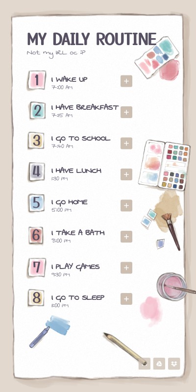 My daily routine