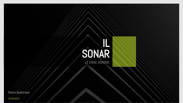 Il Sonar e le onde | Genially