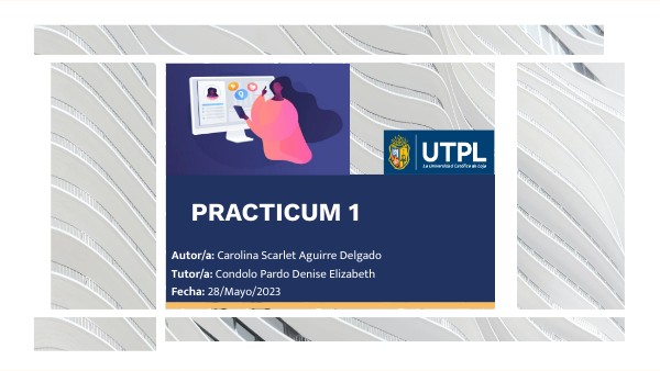 PRACTICUM 1 - CAROLINA DELGADO