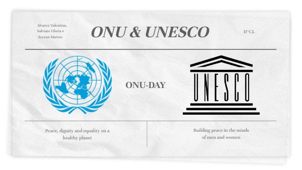 ONU e UNESCO