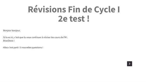 Quiz de révision 2