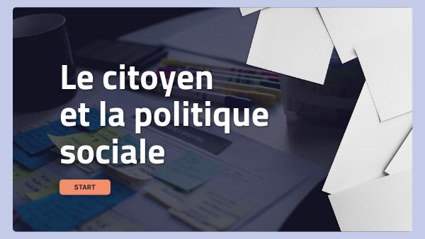 Le citoyen et la politique sociale