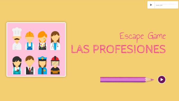Escape game las profesiones
