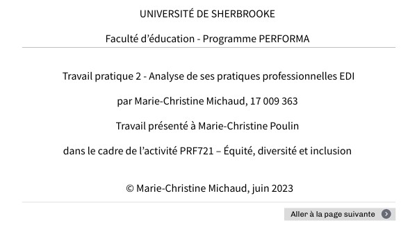 Analyse de ses pratiques professionnelles EDI | Genially