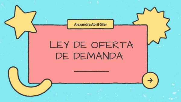 LEY OFERTA Y DEMANDA | Genially