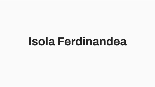Isola ferdinandea | Genially