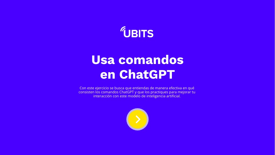 Usa Comandos en ChatGPT | Genially