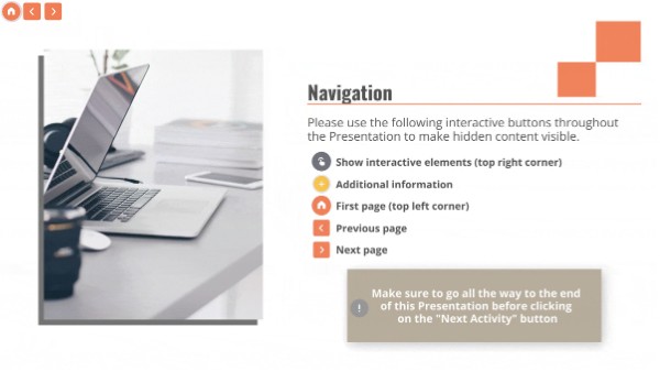 New Navigation and Ending Slide