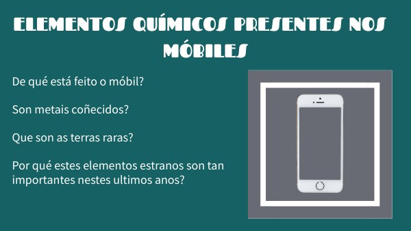 Elementos quimicos en el movil