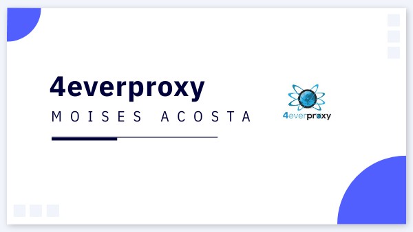 PRESENTACION DE 4EVERPORXY