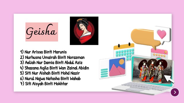 GEISHA (MPU) | Genially