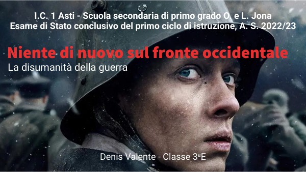 Niente di nuovo sul fronte occidentale