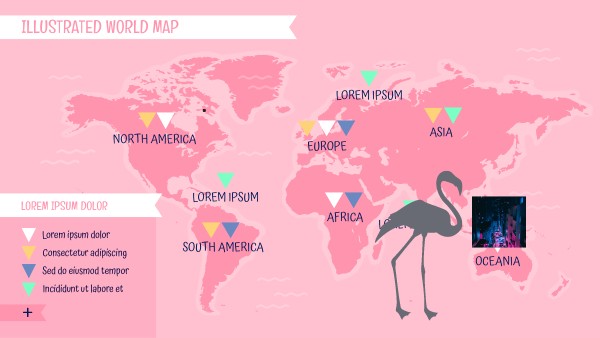 ILLUSTRATED WORLD MAP | Genially