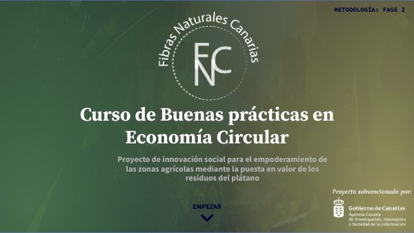 CURSO DE BUENAS PRÁCTICAS EN ECONOMÍA CIRCULAR