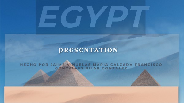 EGYPT PRESENTATION