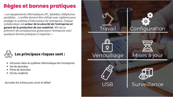 Matériel:règles et bonnes pratiques