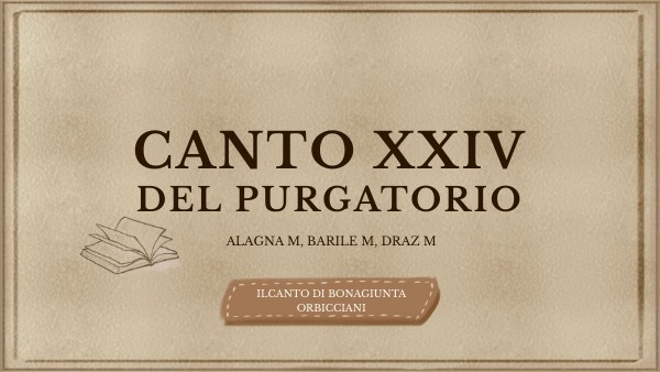 Canto XXIV purgatorio | Genially