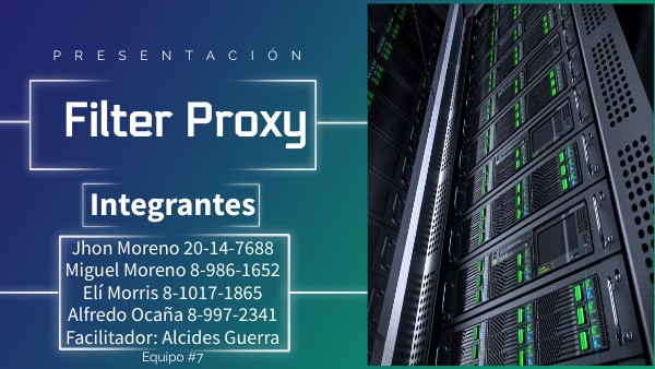 Filter Proxy | Genially