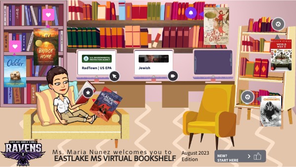 Ms. Nunez's Virtual Bookshelf August 23 | Genially