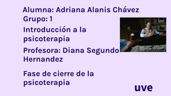 FASE DE CIERRE PSICOTERAPIA | Genially
