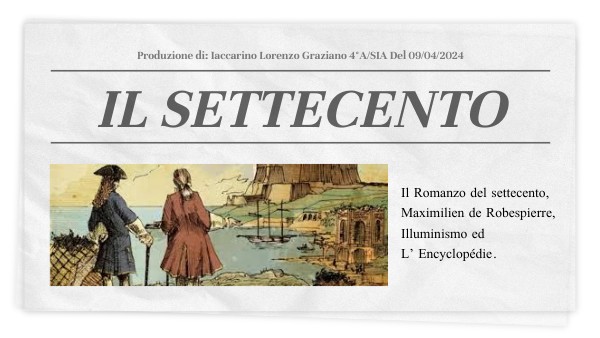 Il Settecento | Genially