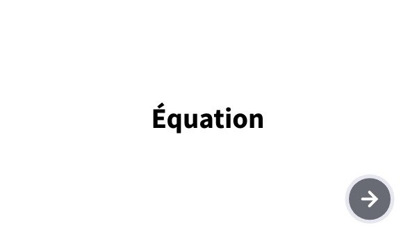 Équation