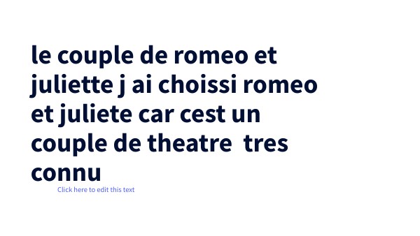 exposer de romeo et juliette