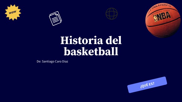 historia del basketball | Genially