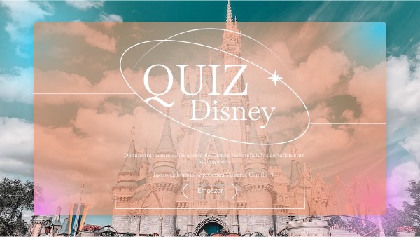 QUIZ Disney | Genially