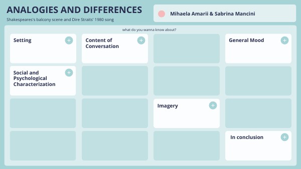 analogies and differences | Genially