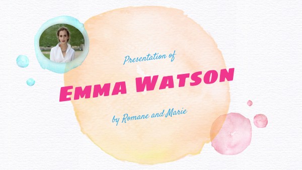 Emma Watson s' presentation | Genially