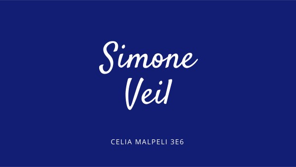 SIMONE VEIL